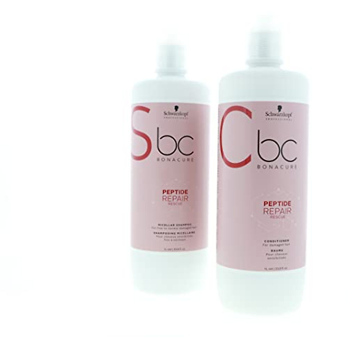 Schwarzkopf Bonacure Repair Rescue Shampoo and Conditioner Liter Duo 33.8 oz