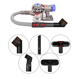 Vacuum Attachments Kit for Dyson V15 V12 V11 V10 V7 V8, Upgrade Your Cleaning Game with Our Flexible Extension Hose & Vacuum Attachments