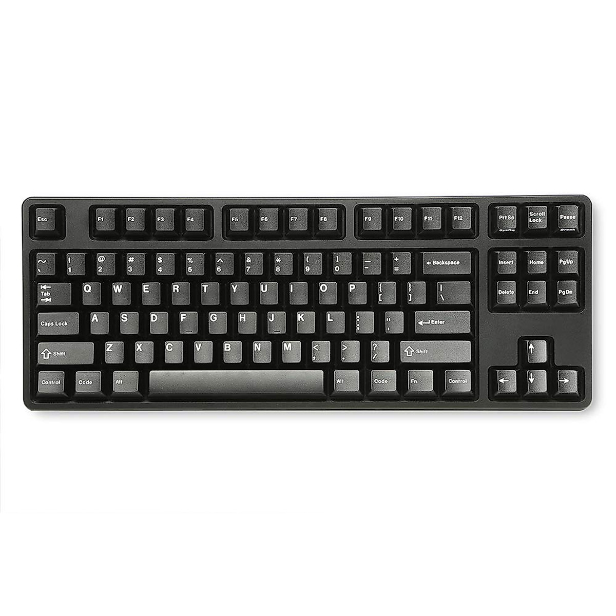 DROP GMK White-On-Black Custom Mechanical Keyboard Keycap Set - 146-keys, Doubleshot ABS Bow, Cherry Profile, for 60%, TKL, 1800 Layouts, etc.,