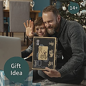 Toystub 3D Wooden Puzzles for Adults Trebuchet Building Kit Model Wood Assembly Gifts