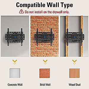 Mounting Dream TV Wall Mount for 32-65 Inch TV, TV Mount with Swivel and Tilt, Full Motion TV Bracket with Articulating Dual Arms, Fits 16inch Studs, Max VESA 400X400 mm, 99lbs, MD2380