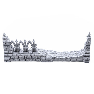 Cemetery Ruins Bundle by Terrain4Print, 3D Printed Tabletop RPG Scenery and Wargame Terrain for 28mm Miniatures