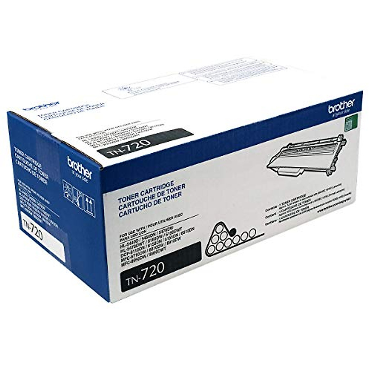 Brother International TN720 Standard Yield Toner