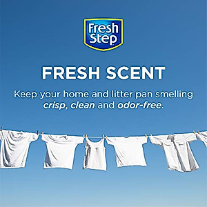 Fresh Step Cat Litter Crystals In Fresh Scent Cat Litter Box Deodorizer Combats Cat Odors and Neutralizes Smells to Keep Your Home Clean, 15 Ounces (Pack of 1)