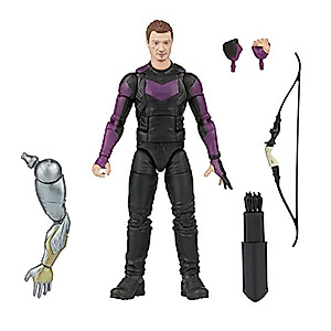 Marvel Legends Series MCU Disney Plus Marvel’s Hawkeye Action Figure 6-inch Collectible Toy, 4 Accessories and 1 Build-A-Figure Part