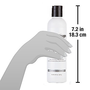 Design Essentials Define & Shine 2-N-1 Dry Finishing Lotion, for Frizzy and Curling Hair, 8 Ounce