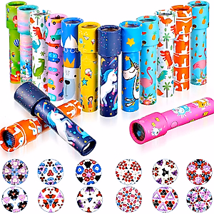 15 Pcs Classic Kaleidoscopes Kids Birthday Party Favor Old Fashioned Vintage Educational Toys Stocking Stuffers Goodie Bag Fillers for Classroom School Return Gifts Carnival Prizes (Lovely Style)