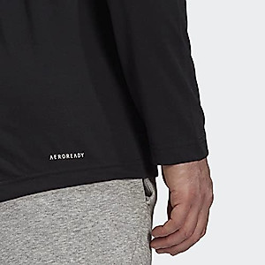 adidas mens FR Long Sleeve Tee Black XX-Large