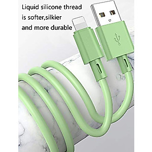 MFi Certified iPhone Charger, (Color) 5 Pack 10 FT Lightning Charging Cables USB Data Cord High Speed Cable Compatible with iPhone 13 12 11 XS XR X Pro Max Mini 8 7 6S 6 Plus 5S SE iPad iPod AirPods