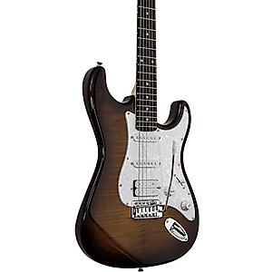 Washburn Sonamaster 6 String Solid-Body Electric Guitar, Right, Sunburst (SDFSB)