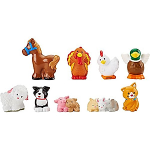 Fisher-Price Little People Farm Animal Friends with Baby Bunnies & Piglets