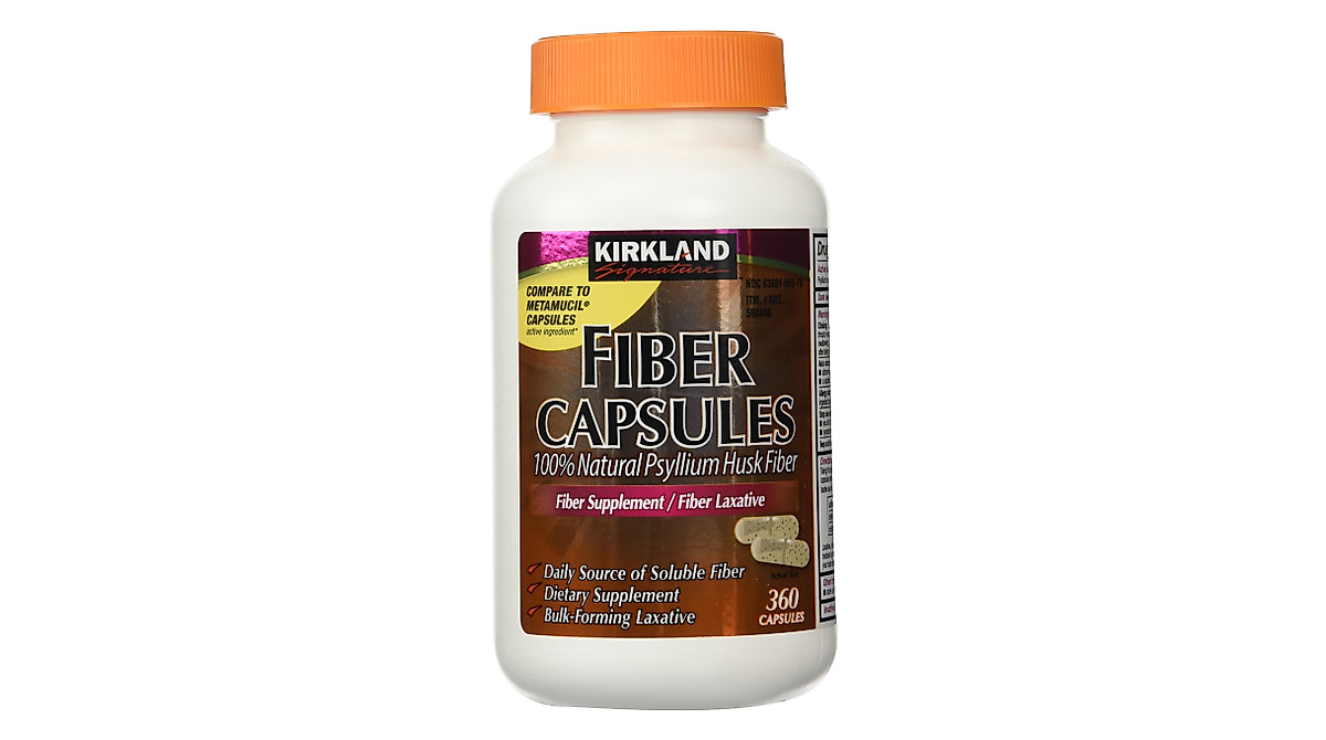 Kirkland Fiber Capsules – 720 Total Capsules for Digestive Health