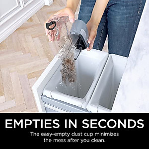 SHARK Shark HZ2000 Vertex Ultralight Corded Stick Vacuum with DuoClean PowerFins and Self-Cleaning Brushroll Magenta (Renewed)