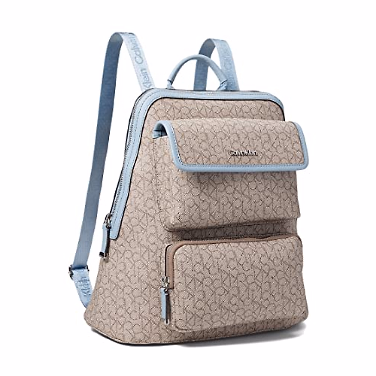 Calvin Klein Enya Backpack Mini Textured Almond/Taupe/Cloud PROCESSING PROCESSING