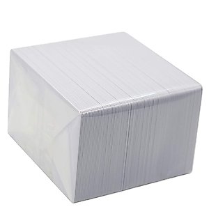 Gialer 100 Pack 1K RFID Smart Intelligent Cards Compatible with Mifare Classic 1K 13.56MHz 14443A Card White Card Hotel Key Cards Access Control Card Printable on Card Printers
