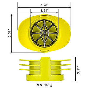 Atopov 4 in 1 Apple Slicer Mango Pear Tomato Slicer Combo, Fruit Cutter and Corer，Mango Slicers and Corer, Fruit Slicer Can also be used for Oranges, Potatoes, Round Fruits