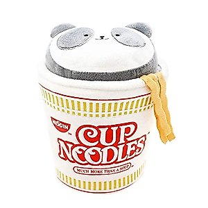 Anirollz x Nissin Cupnoodle Pandaroll 6" Blanket Plush Soft Squishy Stuffed Animal Panda