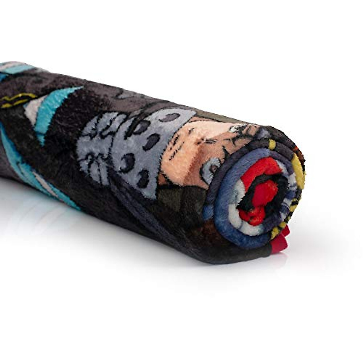 JUST FUNKY Fire Force Anime Series Fleece Throw Blanket | Fire Force Manga Throw Blankets | Fire Force Character Favorites Anime Blanket | Measures 60 x 45 Inches