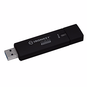 Kingston - IKD300SM/128GB - MF IKD300SM 128GB 128GB D300SM AES 256 XTS Encrypted USB Drive Retail