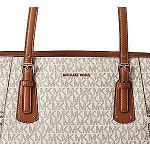 Michael Kors Voyager East/West Signature Tote Vanilla One Size