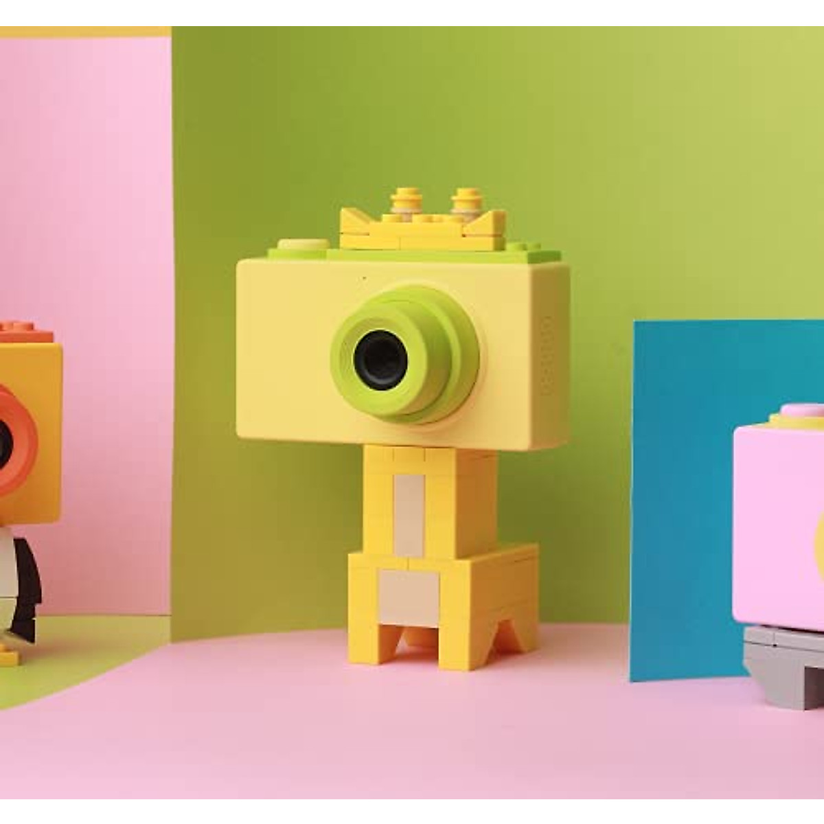 Kids Digital Camera, 1080P FHD Kids Camera 2 Inch IPS Screen Compatible Selfie Support 32GB SD Card, for Boys Girls Puzzle Pack Included