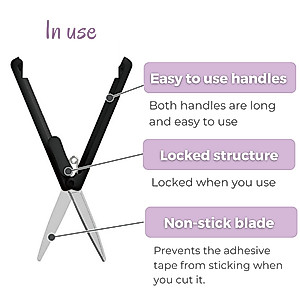 SUN-STAR Portable Scissors Stickyle SLARINO Pink