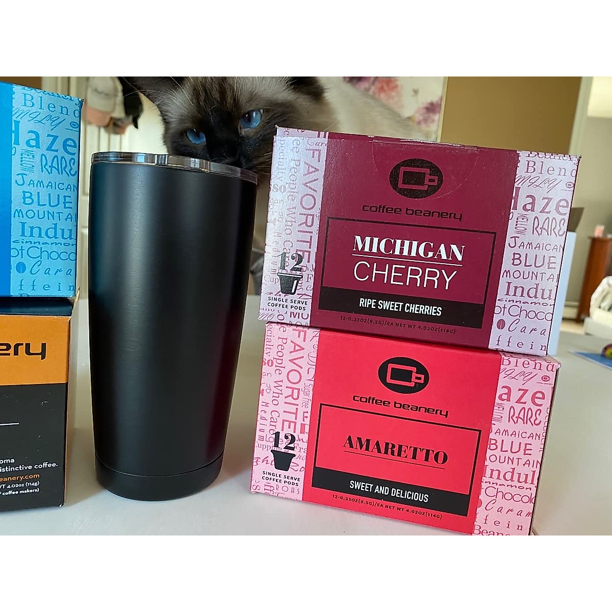 Michigan Cherry Coffee Pods by Coffee Beanery | 12ct Flavored Coffee Pods Medium Roast Coffee Pods| 100% Specialty Arabica Coffee| Gourmet Coffee Pods