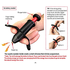 Trigger Point Stimulator Tool - Electric Current Sensation with No Needles No Battery