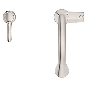 Pfister Barulli Kitchen Faucet with Pull Down Sprayer and Soap Dispenser, Single Handle, High Arc, Spot Defense Stainless Steel Finish, F5297BARGS