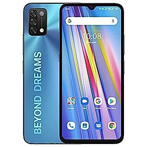 UMIDIGI A11 Cell Phone(3+64GB), 6.53" HD+ Full Screen Unlocked Smartphone, 5150mAh Battery Android Phone with Dual SIM (4G LTE) Android 11