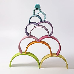 Grimm's Wooden Rainbow Pastel (Pack of 12)