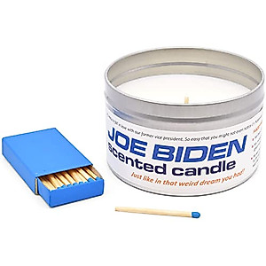 JD and Kate Industries Joe Biden Scented Candle | Hand-Poured in 16 oz tin | Orange Sports Drink Scent