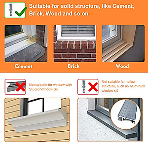 GCGOODS AC Window Air Conditioner Bracket, Support Up to 85 lbs, Universal Air Conditioner Accessories for Window AC Units, Light Duty Window Air Conditioner Mout Bracket