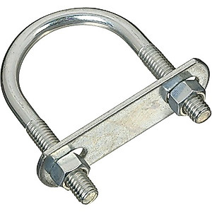 National Hardware N222-190 2190BC U Bolt in Zinc plated,#632-3/8"x2"x3-1/2"