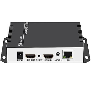URayCoder H265 H264 4K HDMI Video Streaming Encoder IPTV with RTSP RTMPS HLS M3U8 UDP SRT ONVIF, HD HDMI to IP Live Broadcast Streamer Hardware for YouTube Facebook and Other Servers