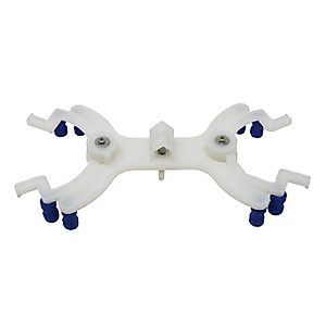 Plastic Double Buret Clamp Burette Clip Holder Butterfly Style Titration Clip Holder Laboratory Accessory