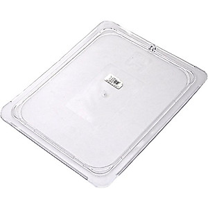 Carlisle FoodService Products 10236U07 StorPlus Half Size Polycarbonate Universal Flat Surface Food Pan Lid, Clear