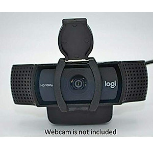 VIECAM Webcam Privacy Shutter (Lens Cap, Hood Cover) Compatible with Logitech Webcams: Fits C920, C920x, C922, C922x, C930e, 1080P Pro Stream