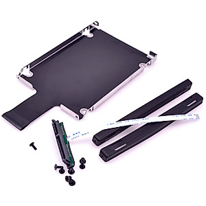 Deal4GO SSD SATA Hard Drive Cable w/HDD Caddy Bracket for HP 15s-dy 15s-du 15s-GR 15 -DW 15s-dy0005TX 15S-DU1004TX DD0G75HD011