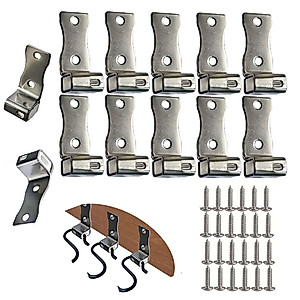 Qinwuwu XXHong Sofa Spring Clips Stainless Steel Couch Spring Repair Kit for Sofa Chair Bed Spring Buckle 12 PCs