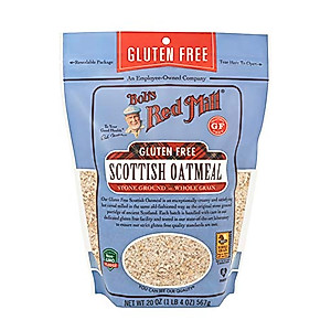Bob's Red Mill Gluten Free Scottish Oatmeal, 20-ounce (Pack of 4)