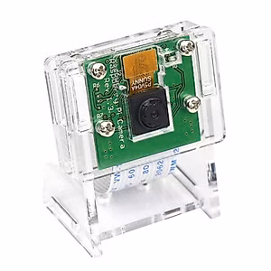 5MP 1080P Video Camera Module for Raspberry Pi 4 Model B, Pi 3 b+, Pi Zero W Camera with Case Flex Cable (Camera + Holder)