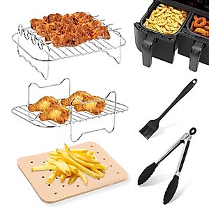 Dual Air Fryer Rack Set FOR DZ021