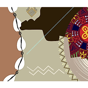 Congo Map Poster Art DRC Central African Decor Design Unframed