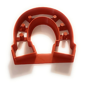 T3D Cookie Cutters Horseshoe Cookie Cutter, Suitable for Cakes Biscuit and Fondant Cookie Mold for Homemade Treats 3.53*3.49*0.55inch