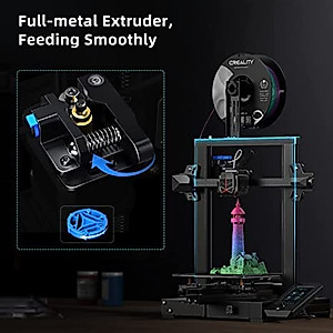Creality Ender 3 V2 Neo 3D Printers with CR Touch Auto Leveling PC Steel Printing Platform Metal Bowden Extruder Model Preview Function 3D Printer 95% Pre-Install for Beginners 8.66*8.66*9.84 inch