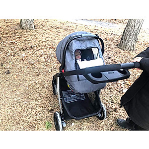 Sho Cute - Winter Baby Car Seat Cover for Boys Girls | Polar Fleece Newborn Cozy Carrier Covers I Warm Infant Carseat Canopy for Babies | Perfect for Cold Weather of Spring Fall and Winter | Black