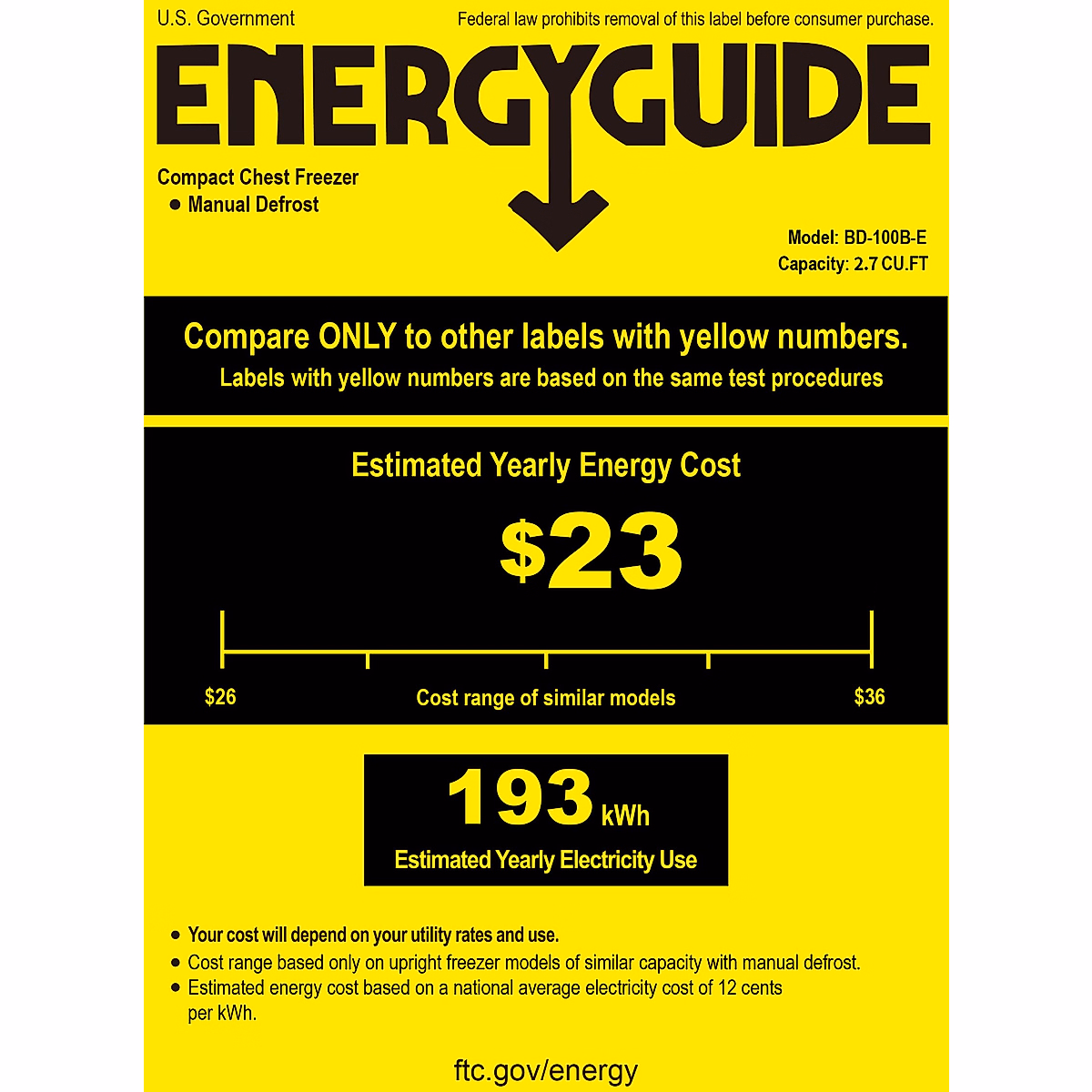 Kismile 2.7 Cubic Feet Chest Freezer with Removable Basket Free Standing Top Open Door Compact Freezer with Adjustable Temperature for Home/Kitchen/Office/Bar (2.7 Cubic Feet, Black)