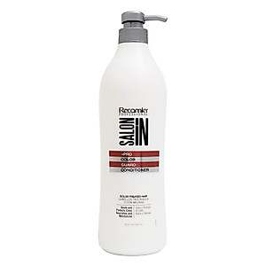 RECAMIER Salt Free Shampoo and Color Guard Conditioner Set | Champu y Acondicionador 33.3 OZ