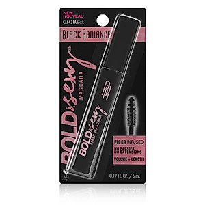 Black Radiance Bold & Sexy Fiber Mascara Black (Pack of 2)